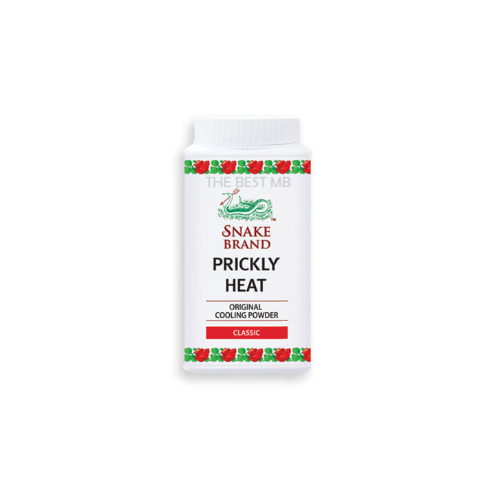 Snake brand prickly heat cooling powder classic แป้งเย็นตรางู ...